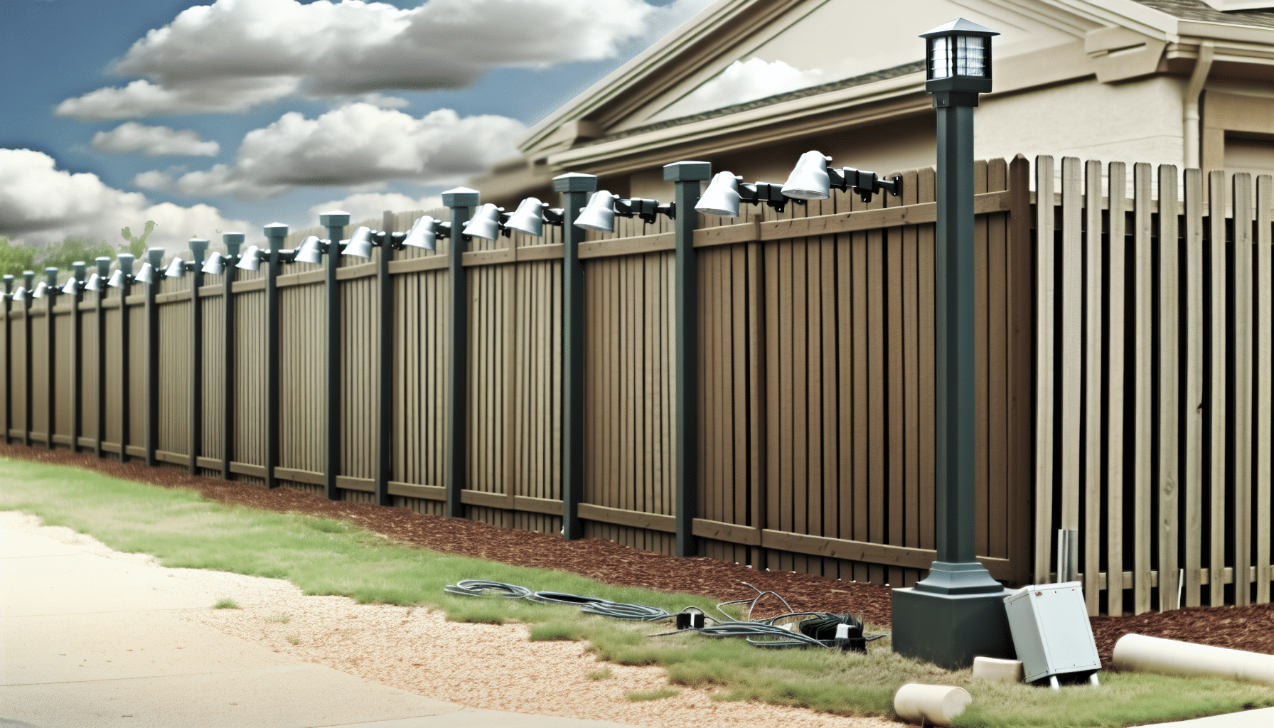 Fence Lighting Options for Safety and Aesthetics - Fence Guys - Pro ...